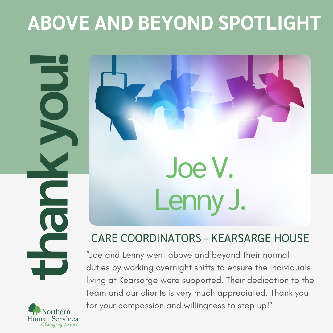 Staff Appreciation – Northern Human Services